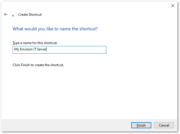 How to create a Remote Desktop shortcut – EnvizionIT Knowledge Base