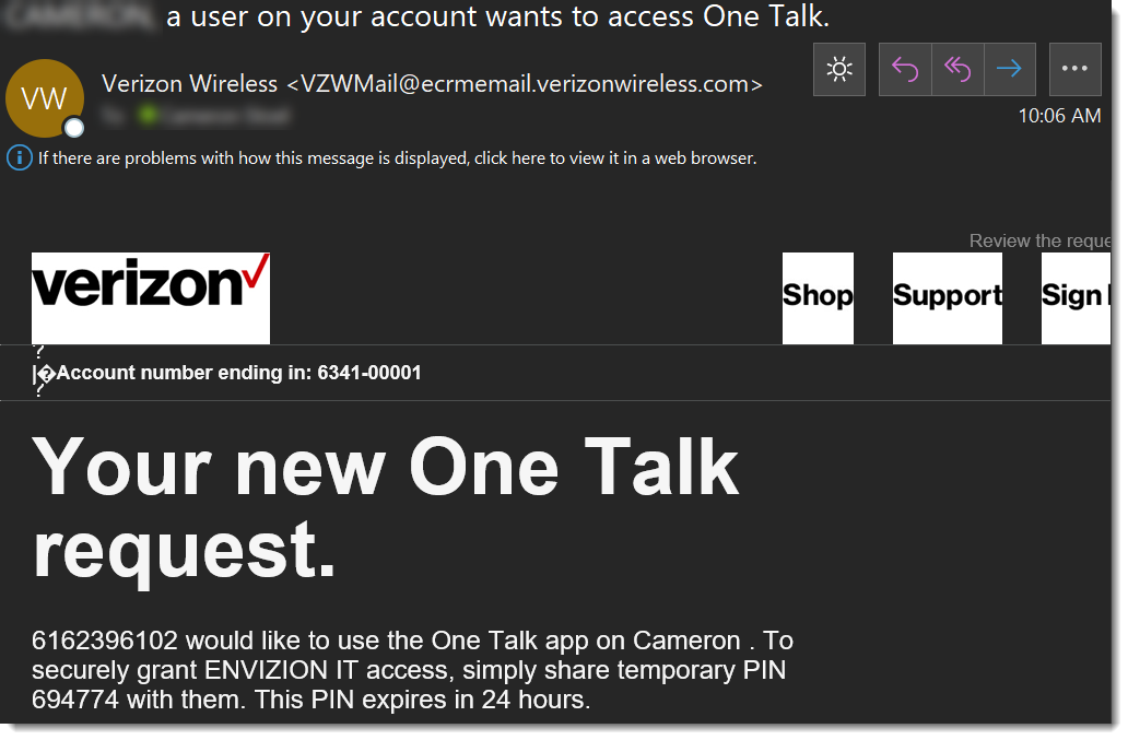 How to Install OneTalk for Mobile – EnvizionIT Knowledge Base